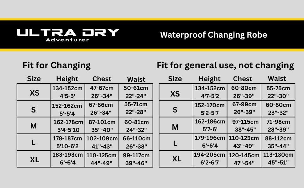 Complete Guide to Measuring for Your Ultra Dry Robe - Ultra Dry Bags